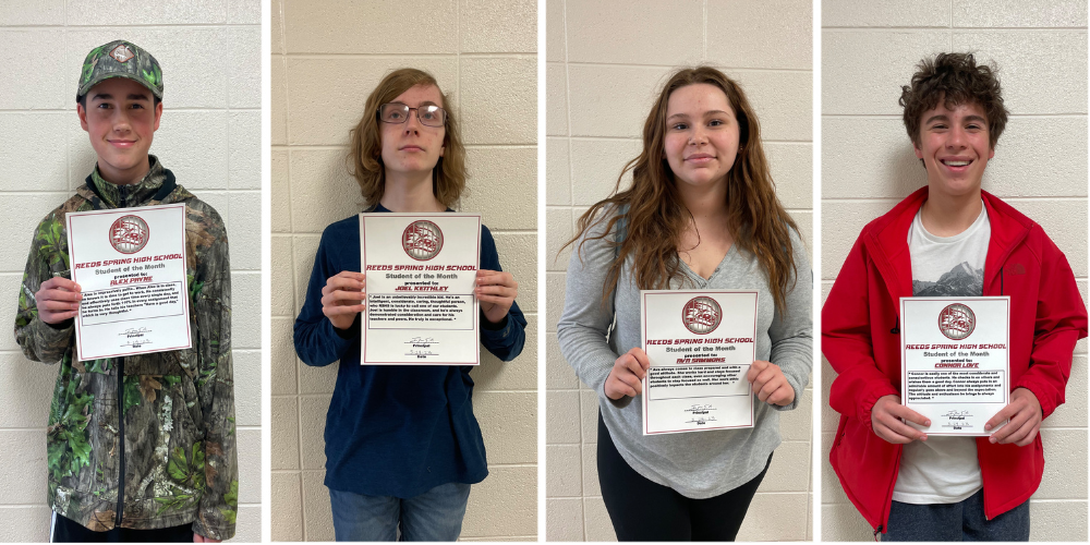 Students of the Month for March | High School